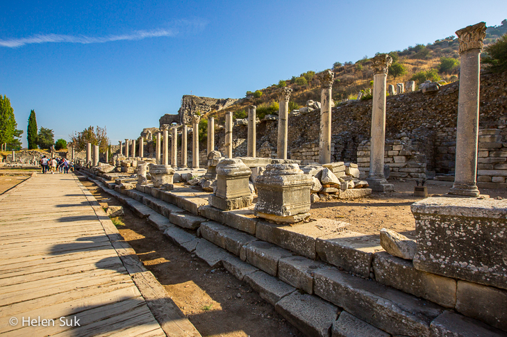marble road in ephesus turkey - Not Without My Passport