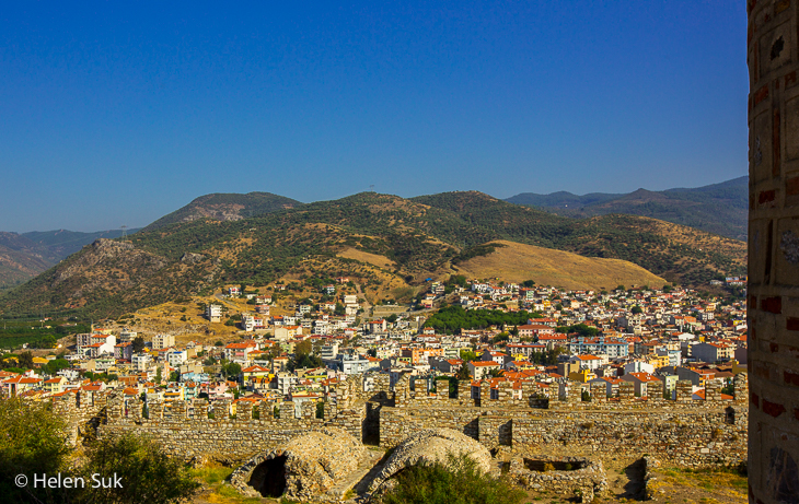 view of selcuk from ayasuluk castle - Not Without My Passport
